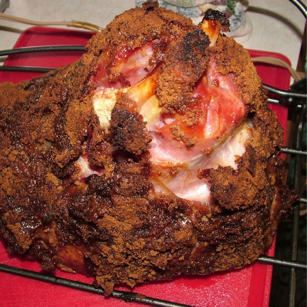 Alton Brown's City Ham with Ginger Snap Crust - Eat Like No One Else